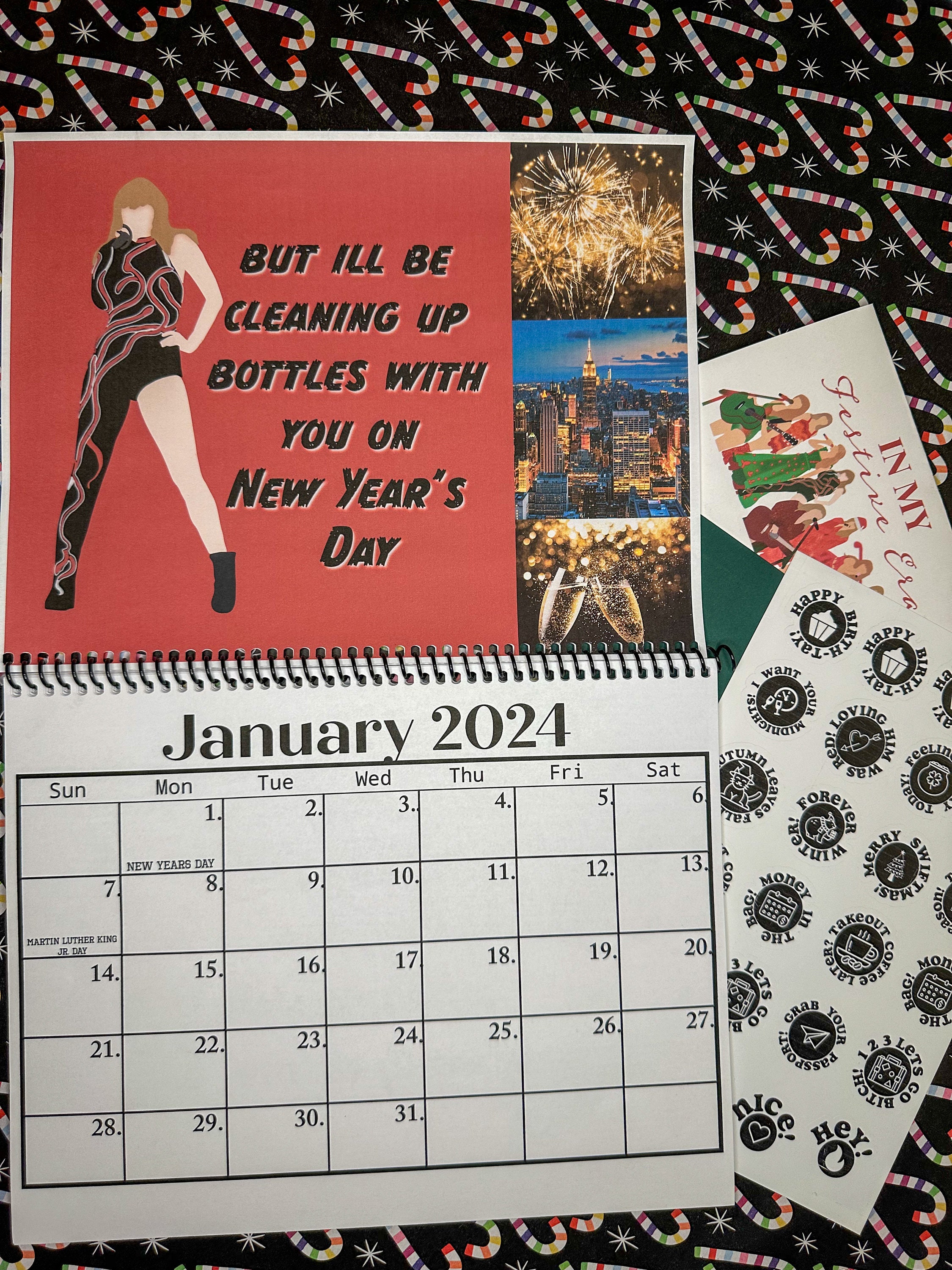 2024 Calendar Customizable Taylor Eras Tour Calendar sold by Vivianne Blocking | SKU 105730762 ...