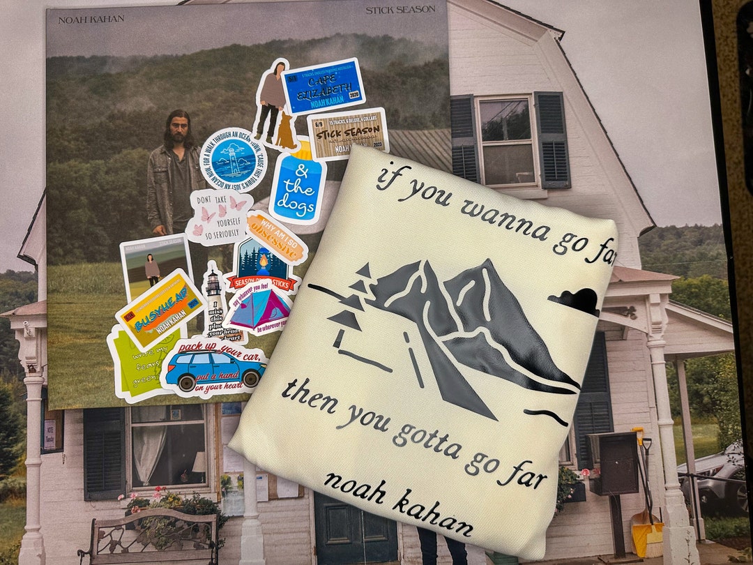 Tote Noah Kahan You're Gonna Go Far Sticker Bundle - Etsy