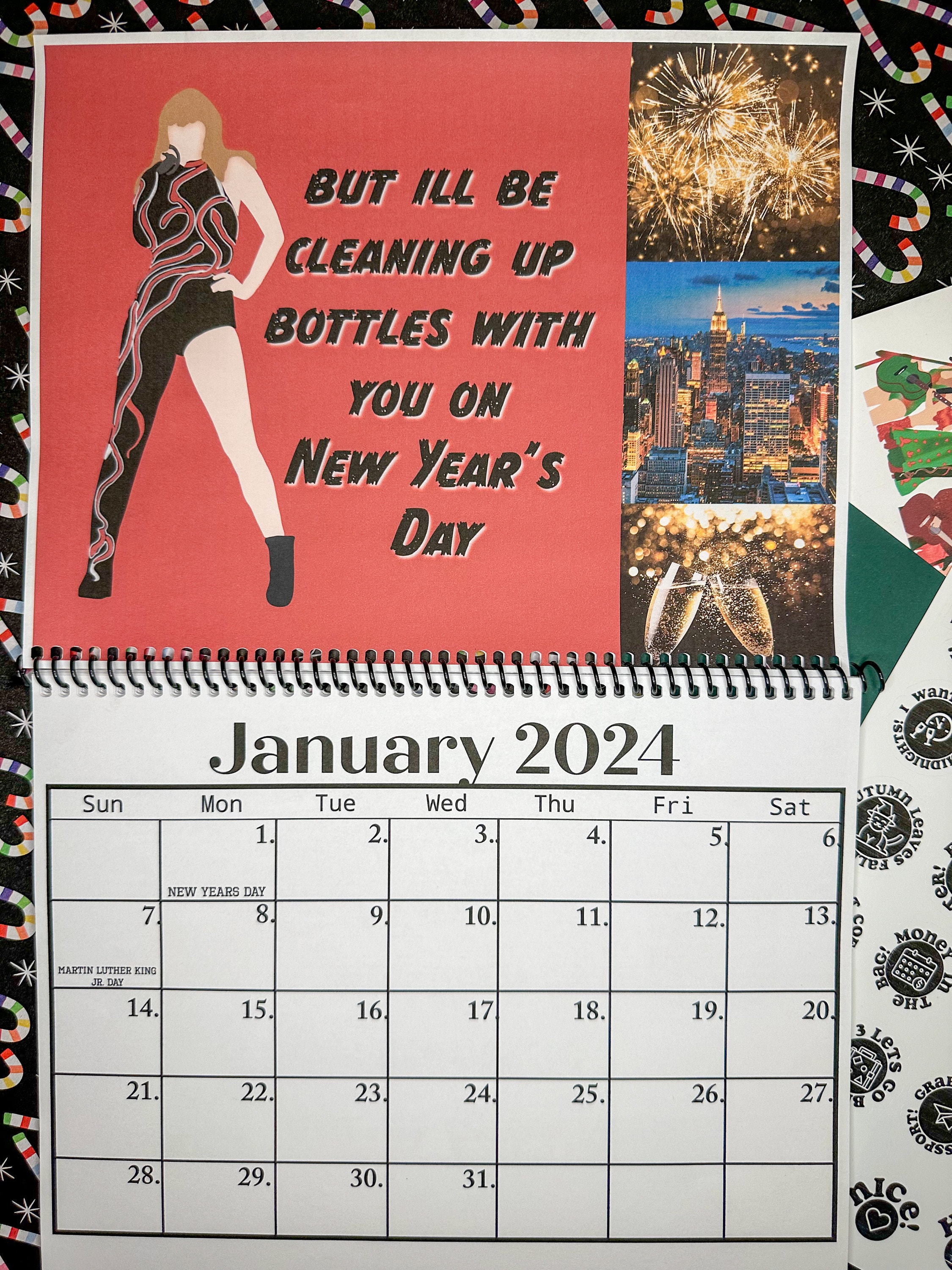 2024 Calendar Customizable Taylor Eras Tour Calendar sold by Vivianne Blocking | SKU 105730762 ...