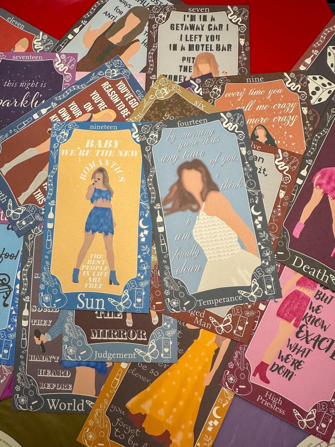 Taylor Swift Tarot Deck Digital Download ONLY Physical Deck in ...