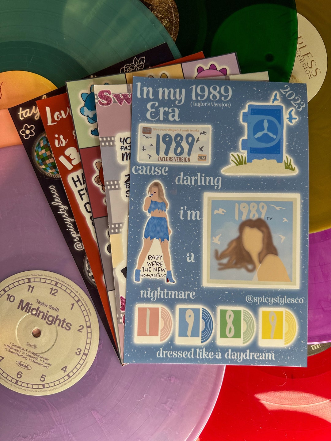Taylor Swift Sticker Sheet Bundle multiple Options - Etsy