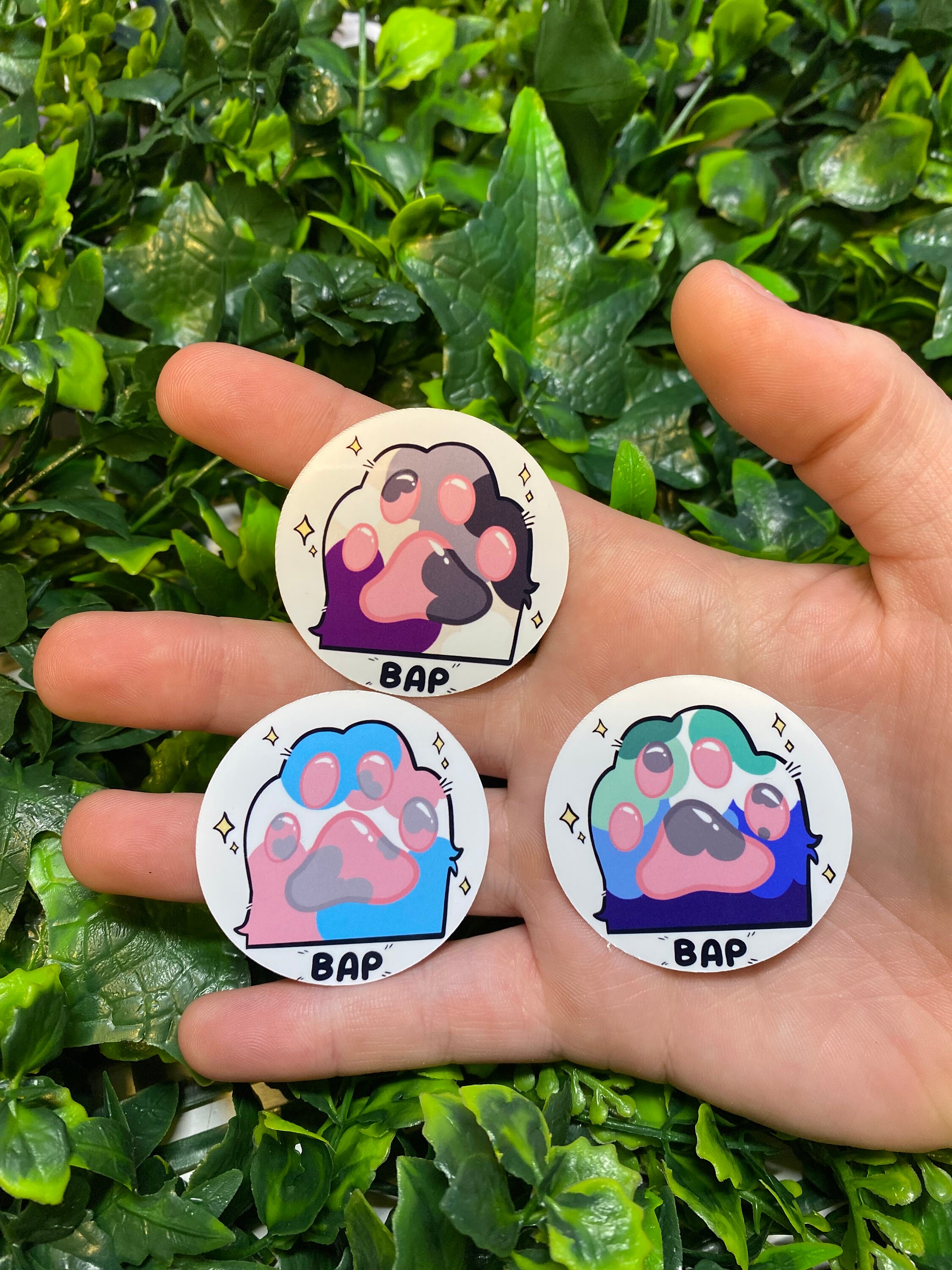 Cat Paw Pride Flag Stickers // Water Resistant Sticker - Etsy