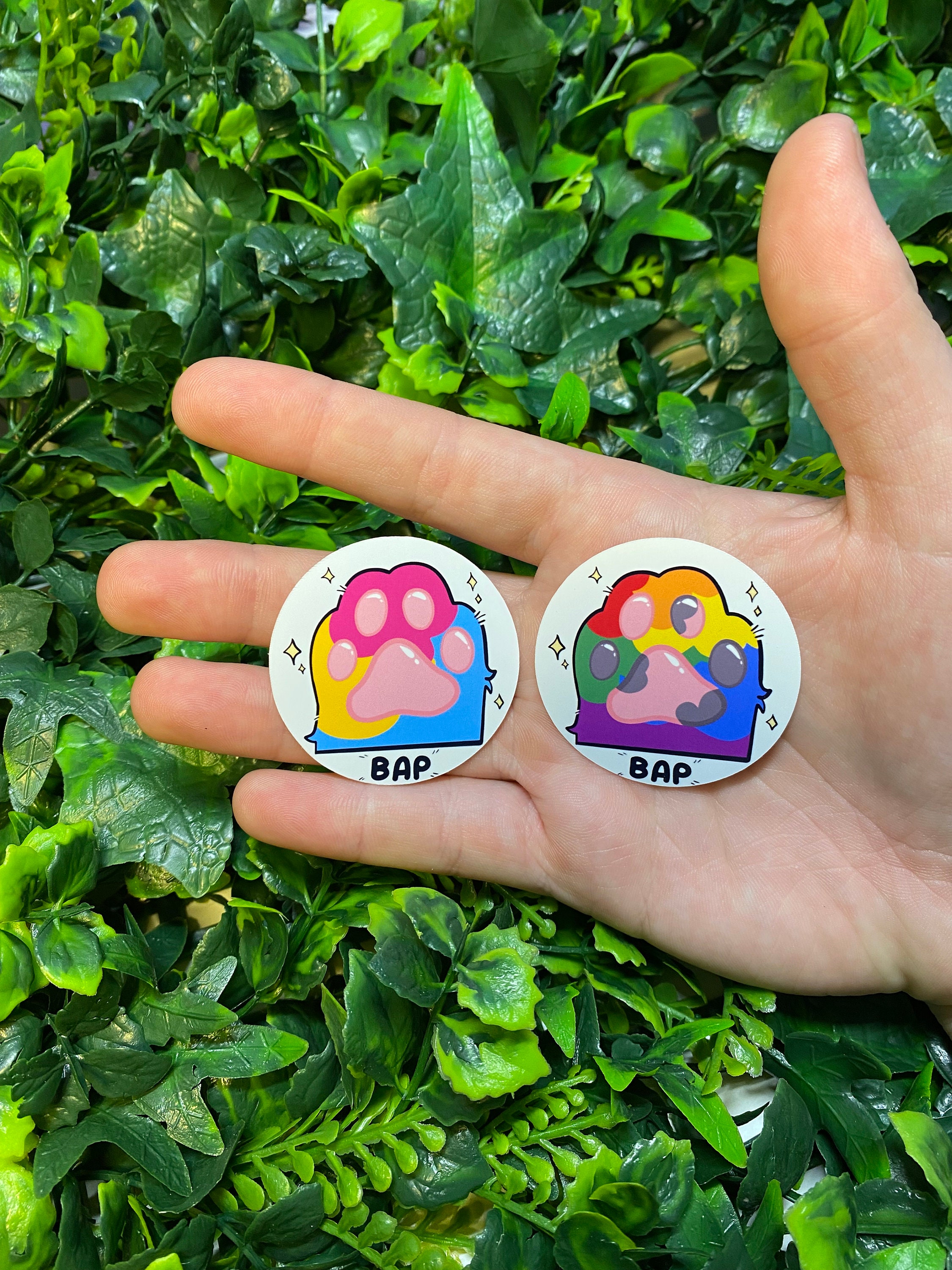 Cat Paw Pride Flag Stickers // Water Resistant Sticker - Etsy