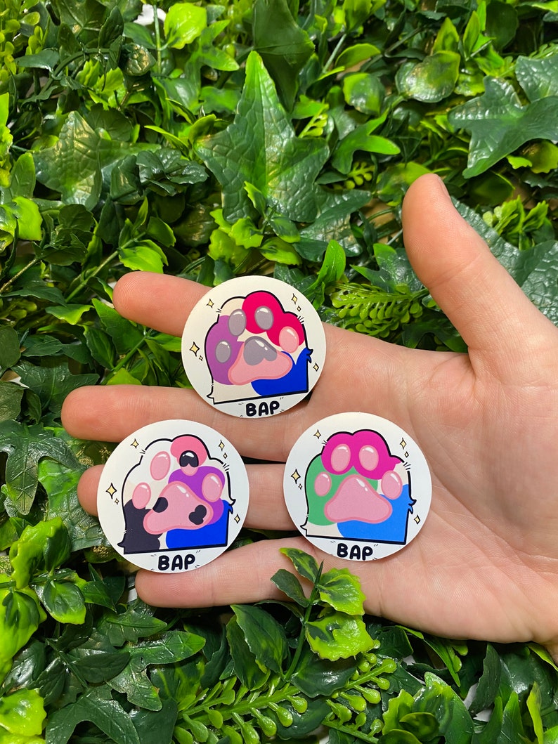 Cat Paw Pride Flag Stickers // Water Resistant Sticker - Etsy