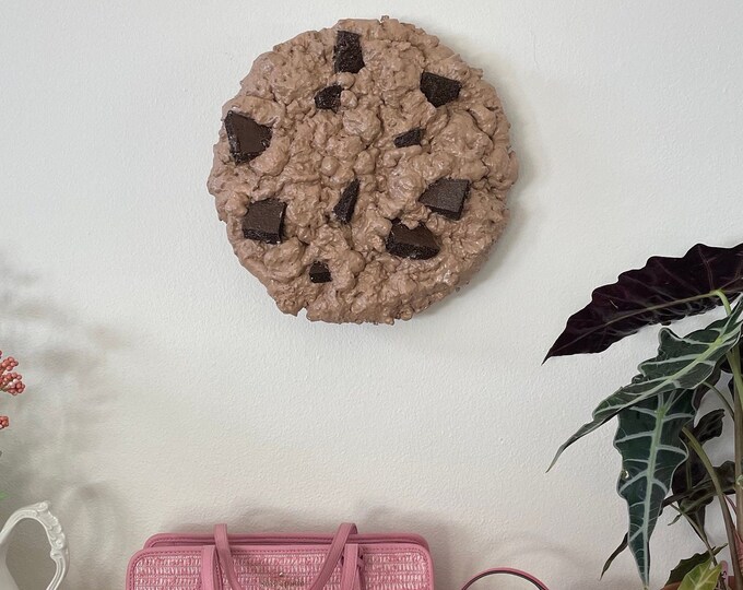 BIG COOKIE Chocolate Chip Cookie Wall Art Giant Cookie - Etsy