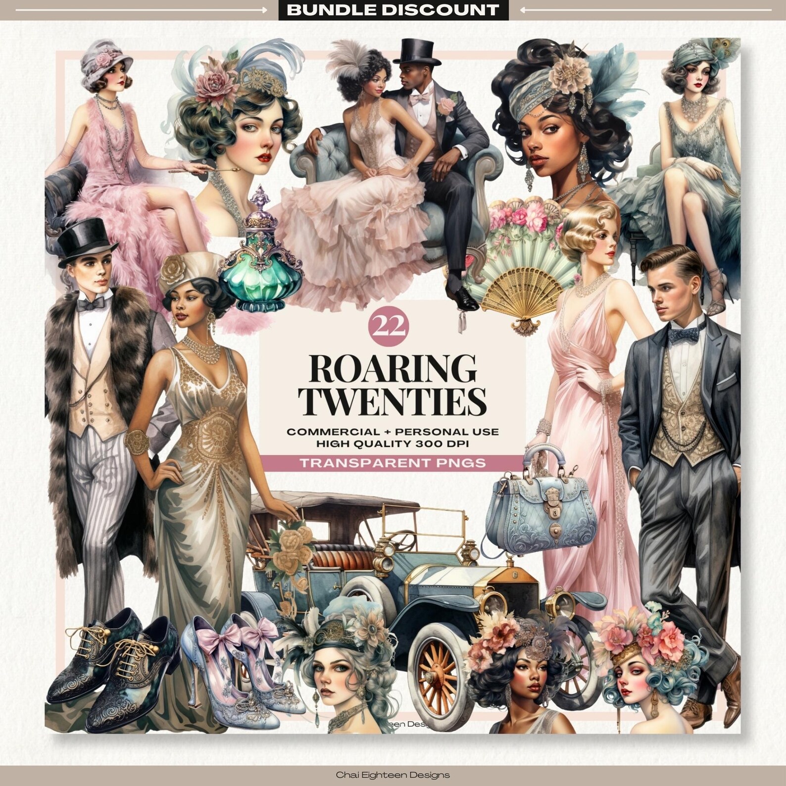 1920's, Great Gatsby Clip Art, Roaring Twenties Clip Art, Flapper Clip ...