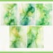 Green Watercolor Alcohol Ink Wash, Invitation Papers, Scrapbooking ...