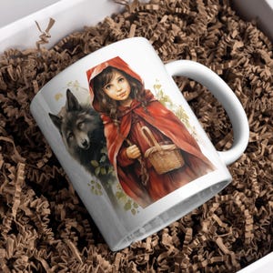Little Red Riding Hood Watercolor Clipart, Woodland Clipart, Fairytale ...
