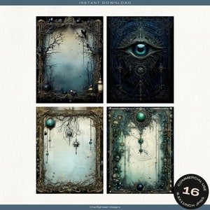 Junk Journal Spooky Ephemera Printable Digital Halloween Retro Art ...