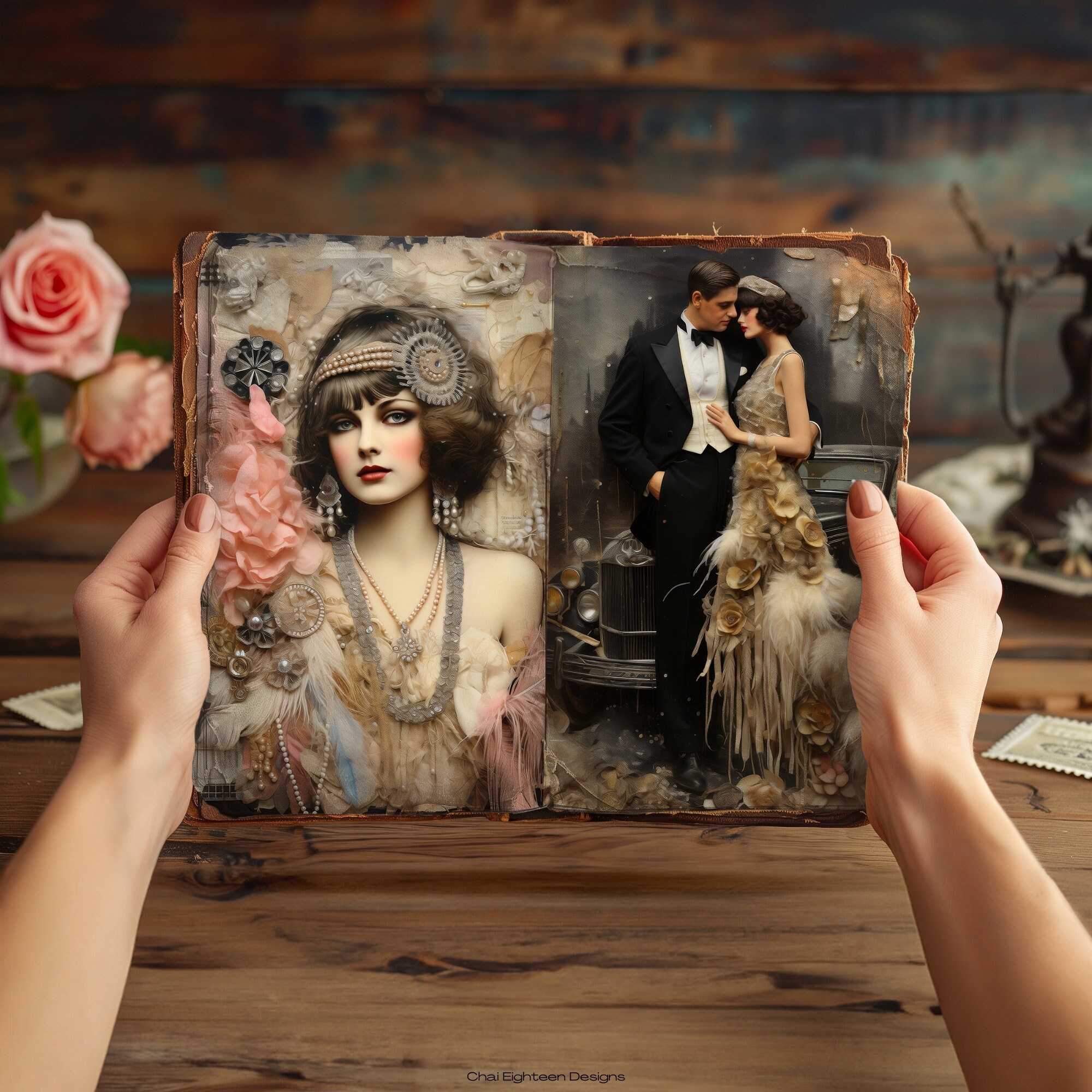 Roaring Twenties Junk Journal Pages, 1920's Junk Journal Papers ...