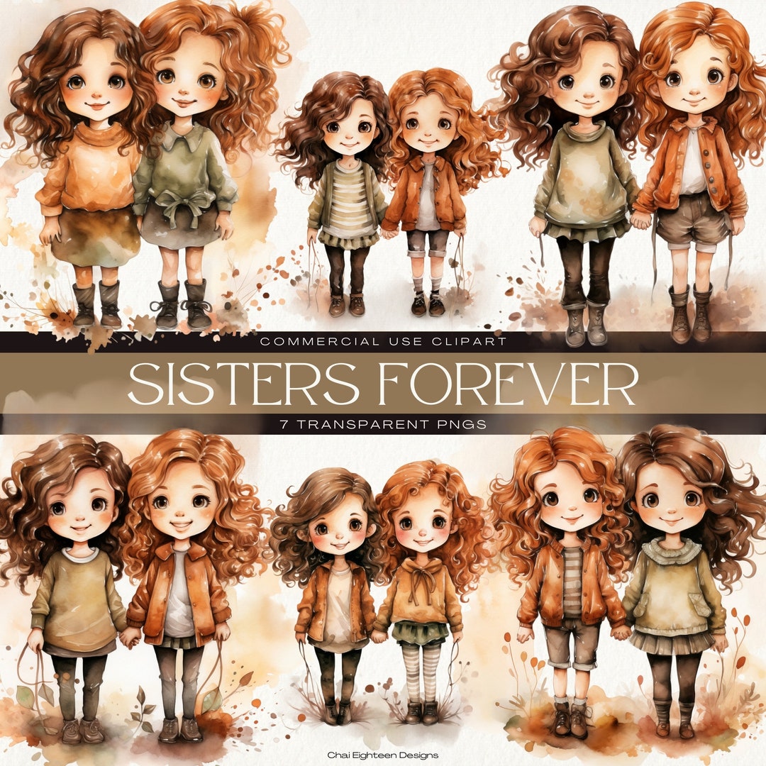 Sisters Forever Clipart, Best Friend Images, Soul Sisters Graphics ...