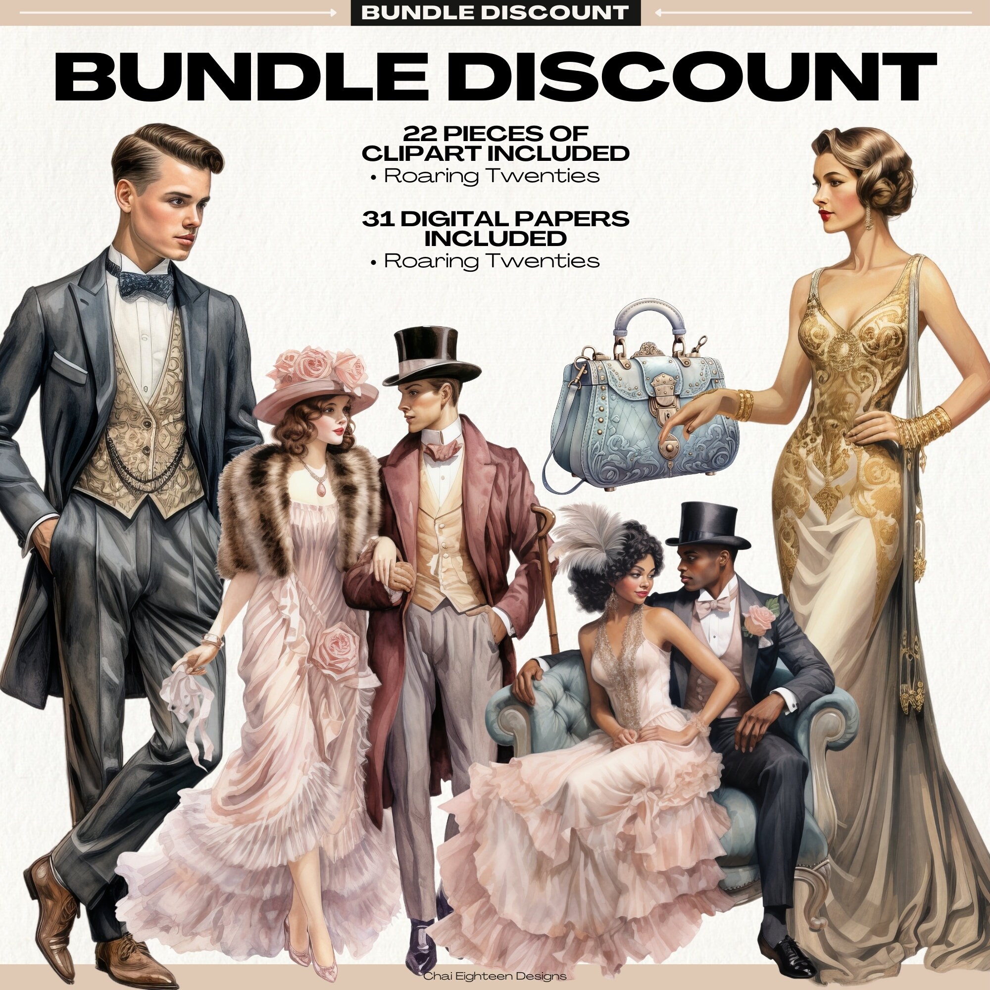 1920's, Great Gatsby Clip Art, Roaring Twenties Clip Art, Flapper Clip ...