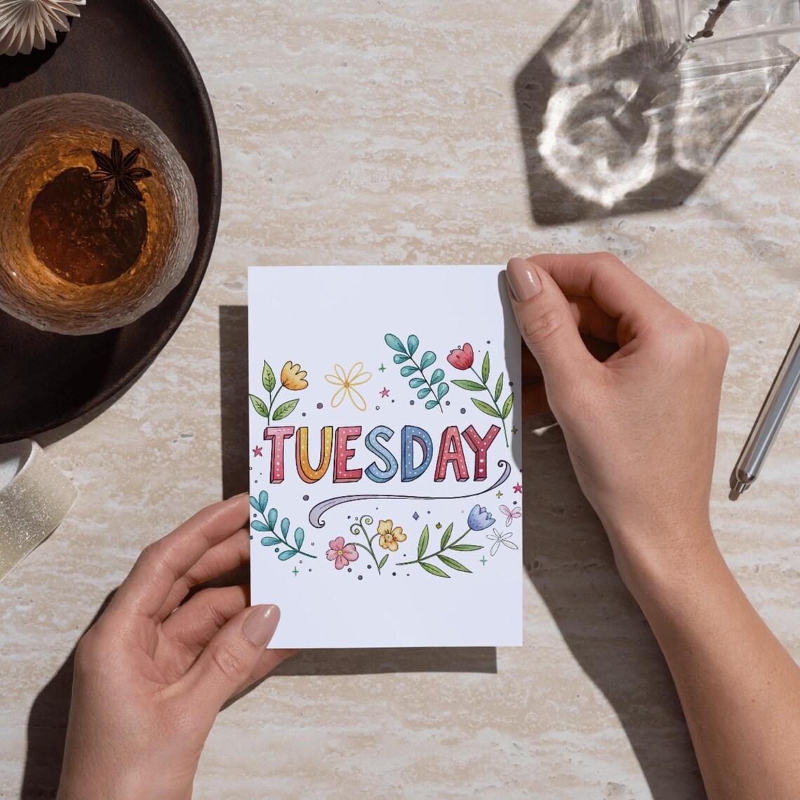 Days of the Week Printable Clipart, Daily Functional Planner Stickers ...