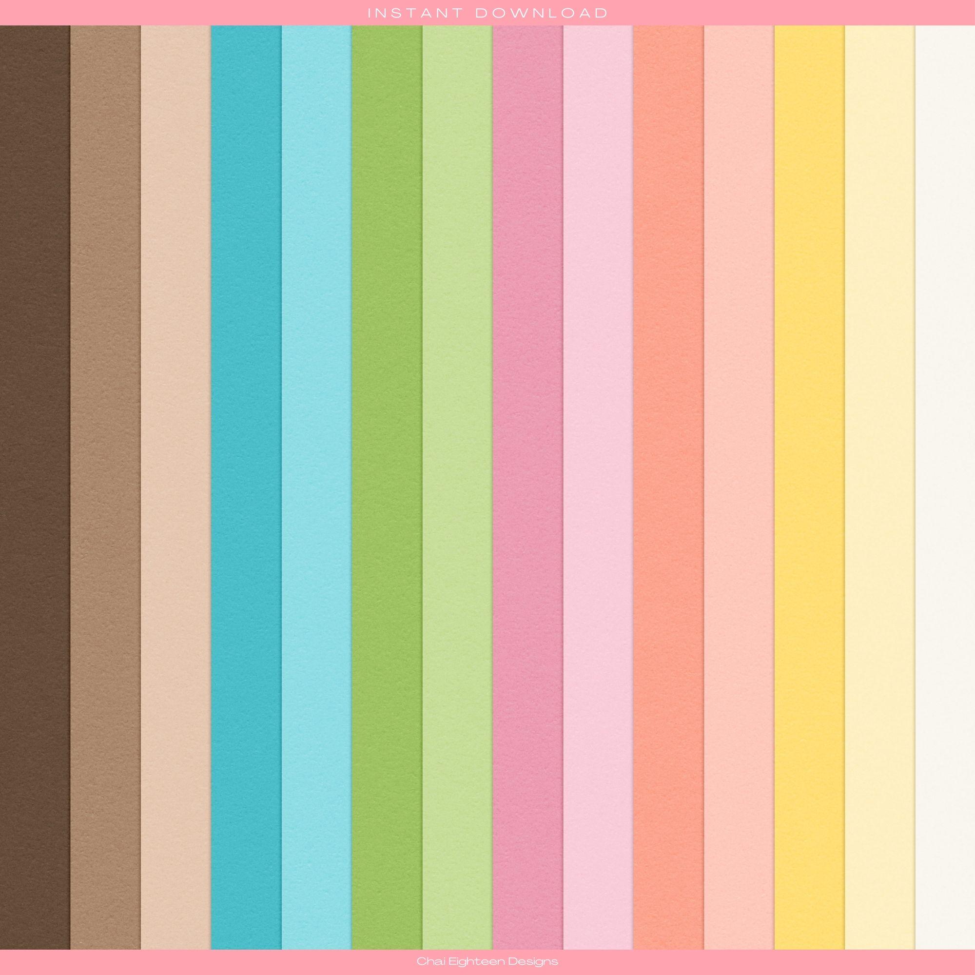 Pastel Spring Cleaning Digital Scrapbook Bundle, Laundry & Housekeeping ...