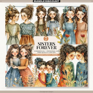 Sisters Forever Clip Art, Soul Sisters Images, Best Friends PNG ...