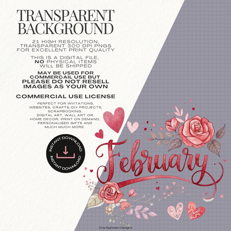 Months of the Year Clipart, Whimsical Seasonal Calendar Png, Digital ...