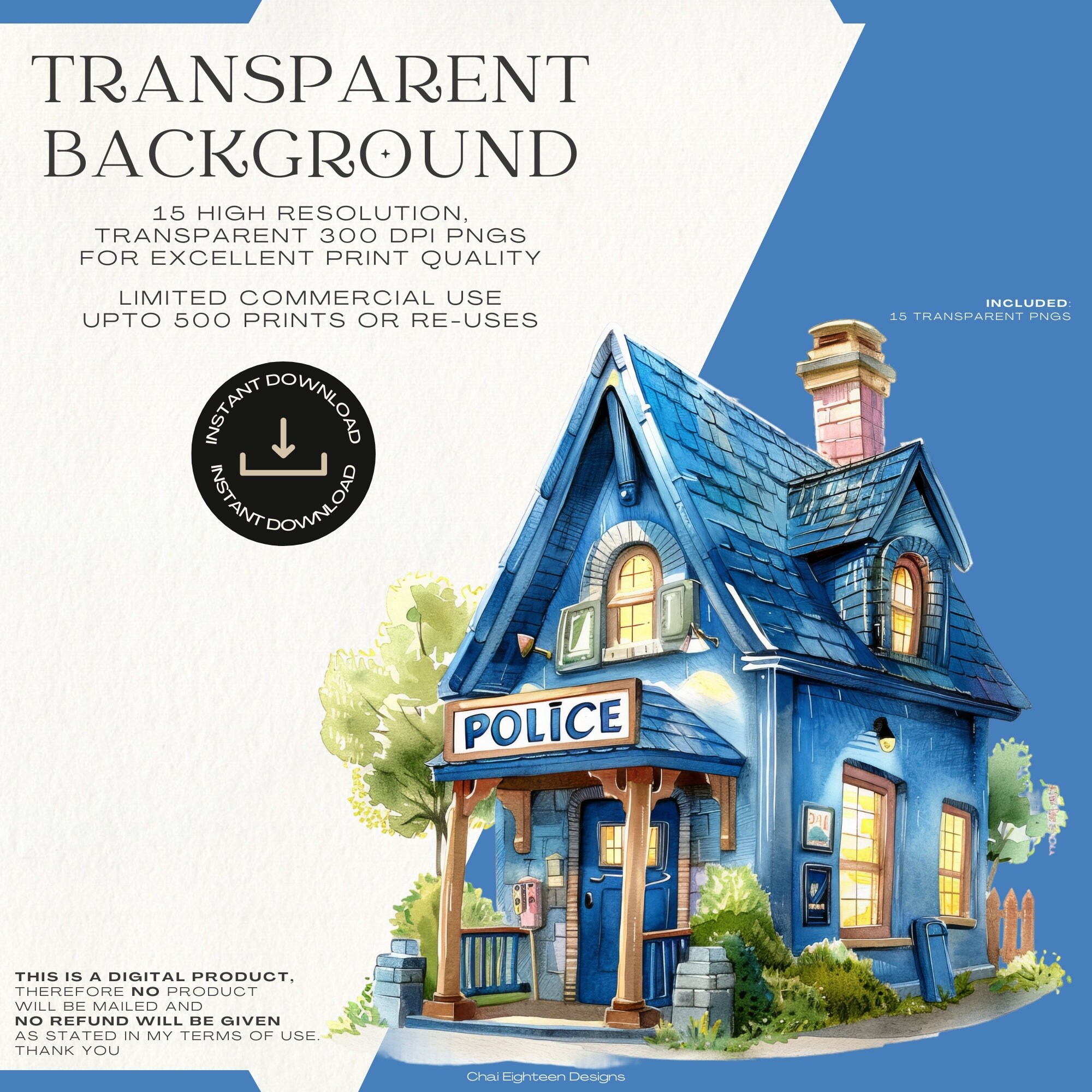 Police Watercolor Clipart, Law Enforcement Images, Policeman Graphics ...