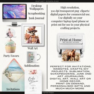 Watercolor Book Border Bundle JPG Set, Bookshelf Digital Papers With ...