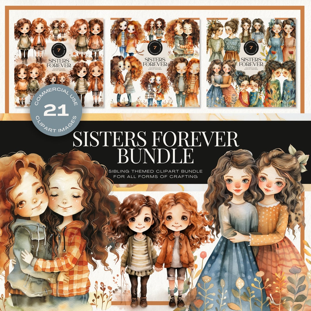 Sisters Forever Clip Art, Soul Sisters Images, Best Friends PNG ...