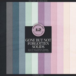 Grief & Loss Scrapbooking Collection, Gone but Not Forgotten Digital ...