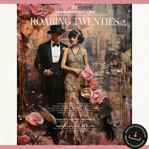 Roaring Twenties Junk Journal Pages, 1920's Junk Journal Papers ...