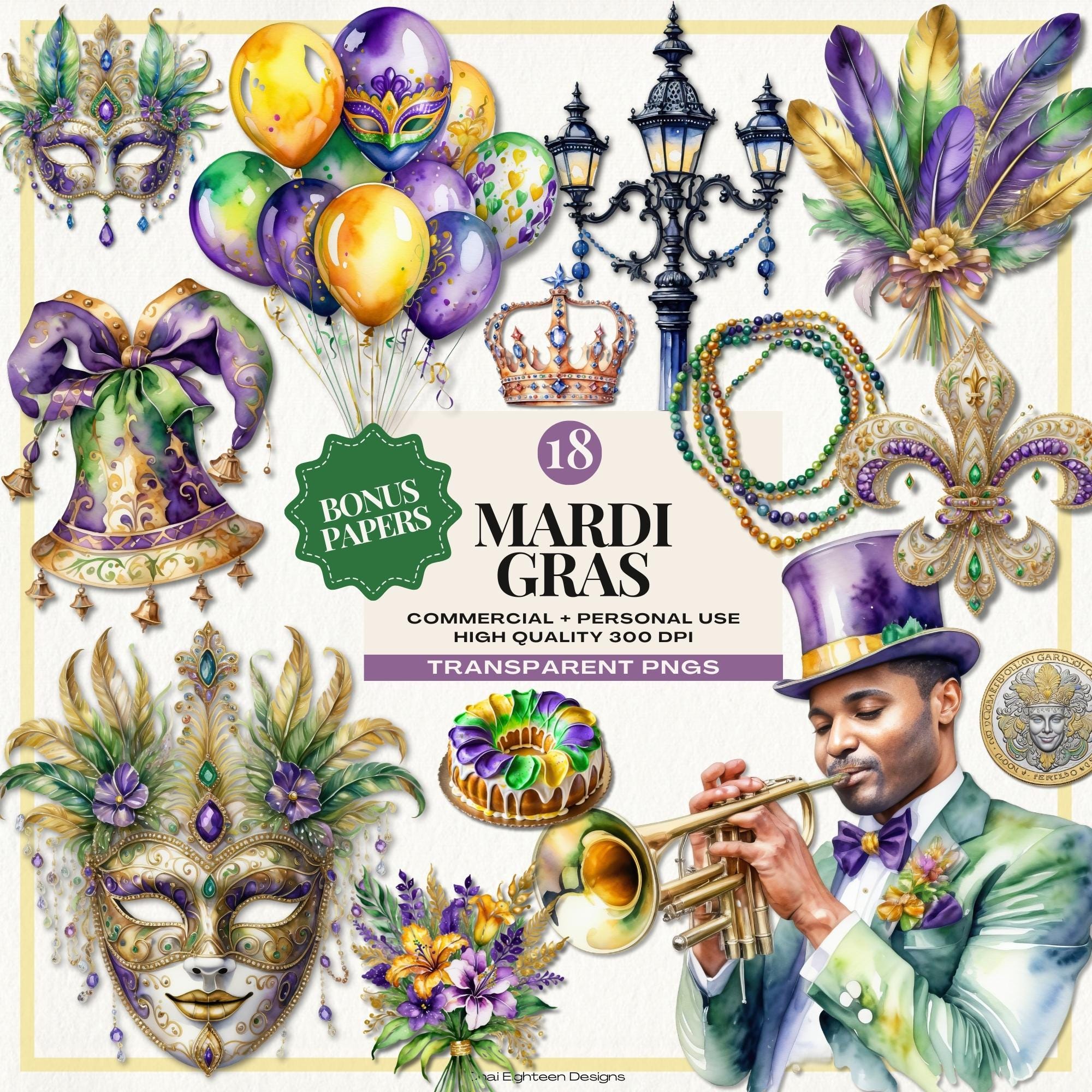 Mardi Gras Clipart Set, Festival Mask Clipart, Masquerade Png, Feather ...