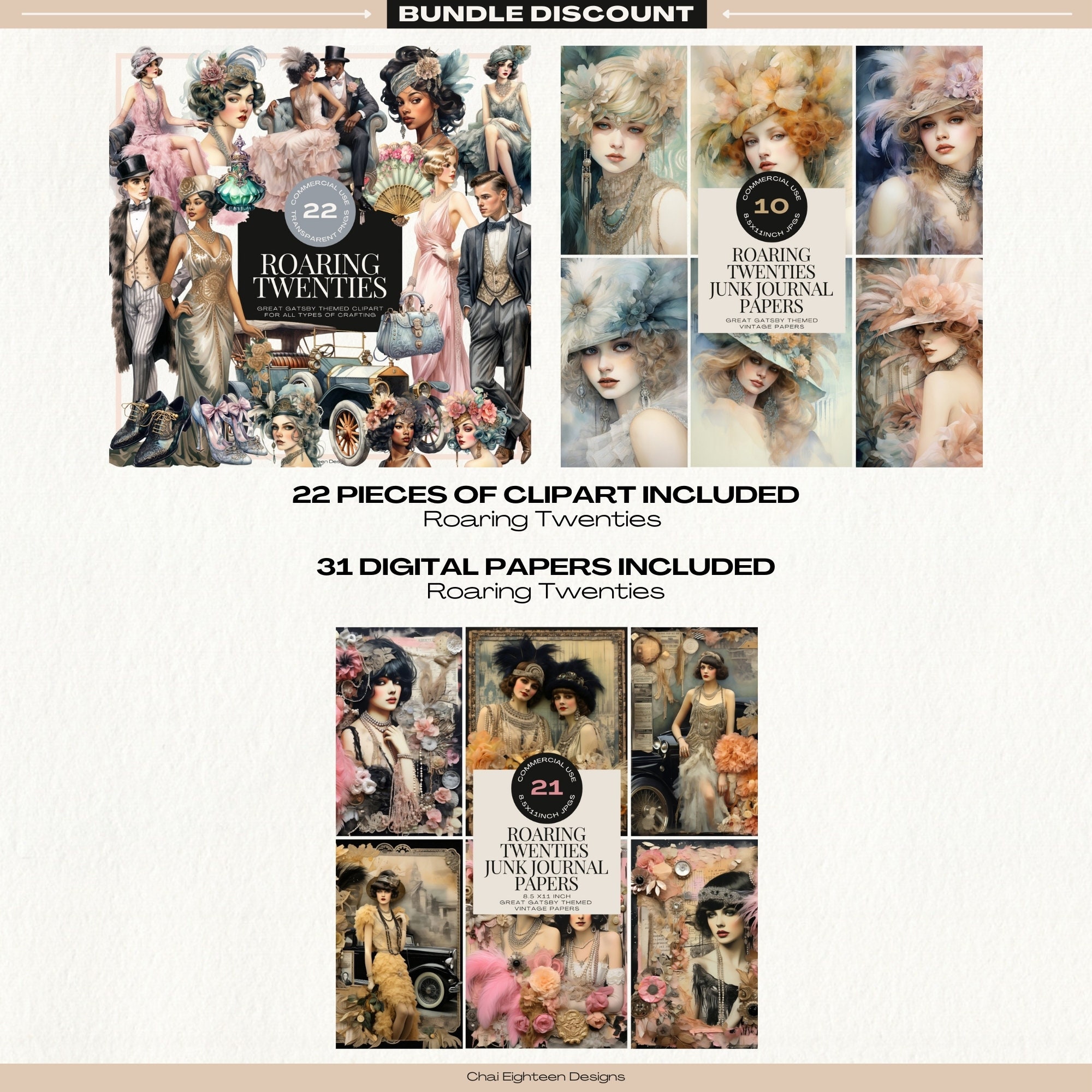 1920's, Great Gatsby Clip Art, Roaring Twenties Clip Art, Flapper Clip ...