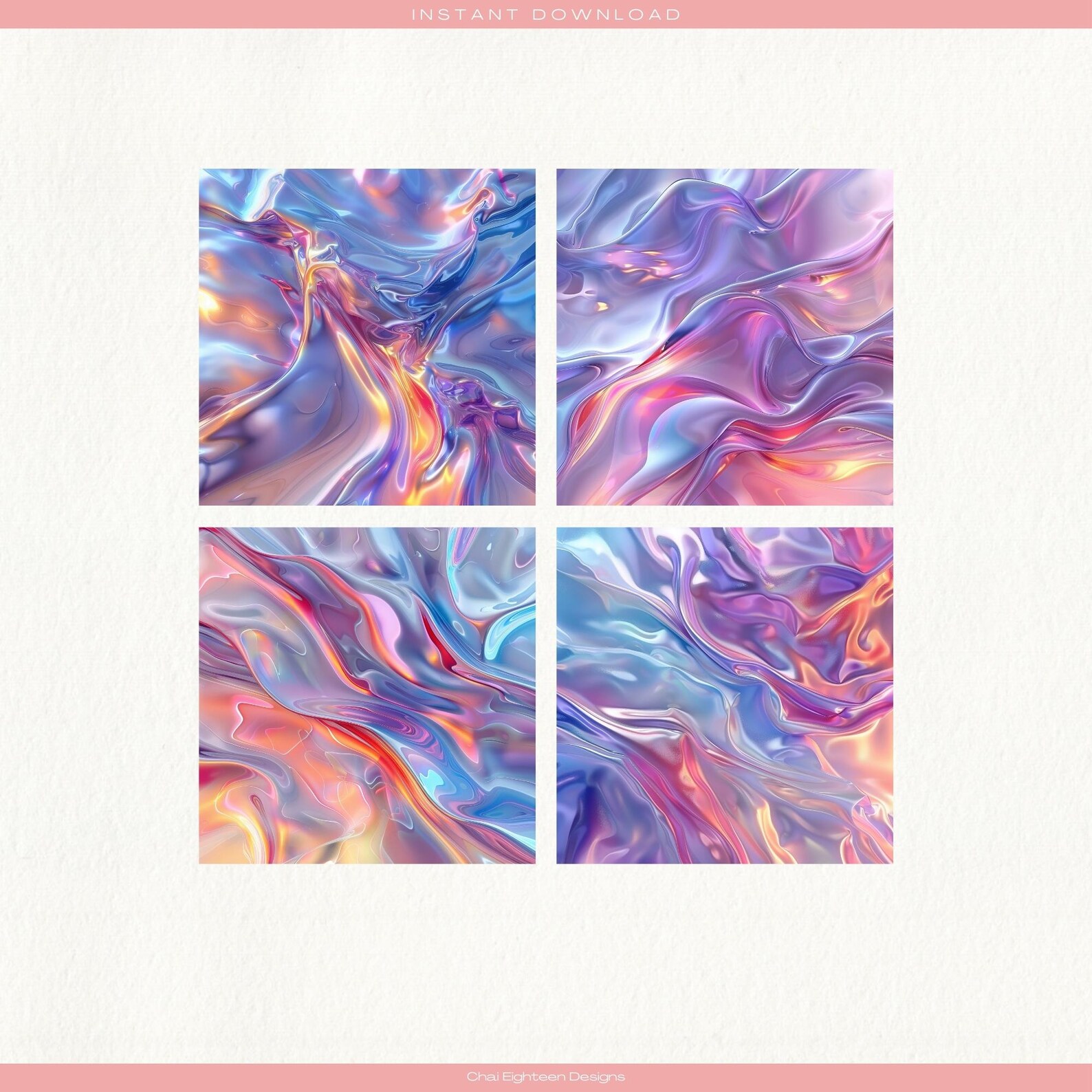 Iridescent Pearl Digital Papers Pearl Shimmer Scrapbooking Paper ...