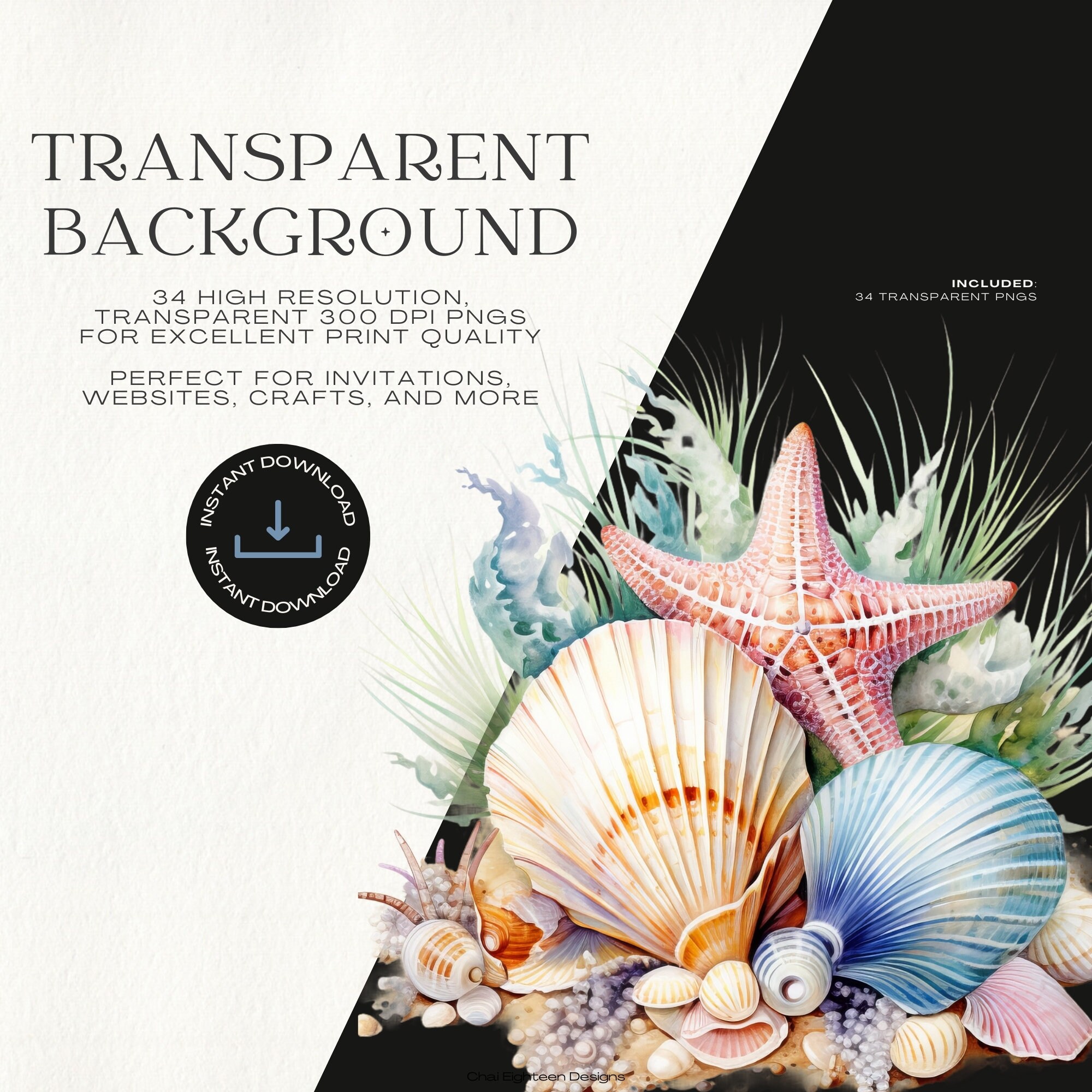 Preppy Beach Clipart, Watercolor Beach Day Collection, Vacation Images ...