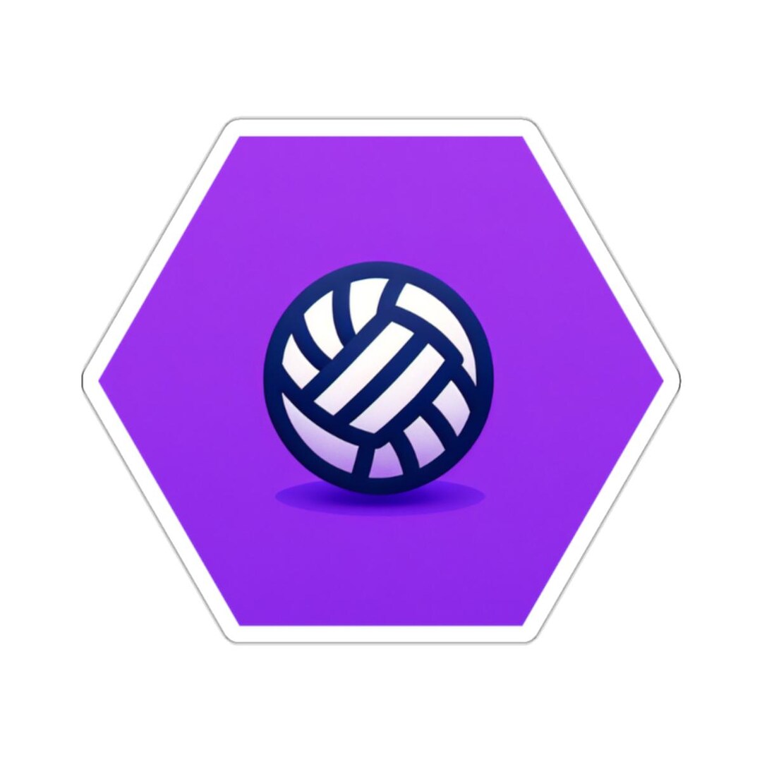 Volleyball Hexhive Sticker - Etsy