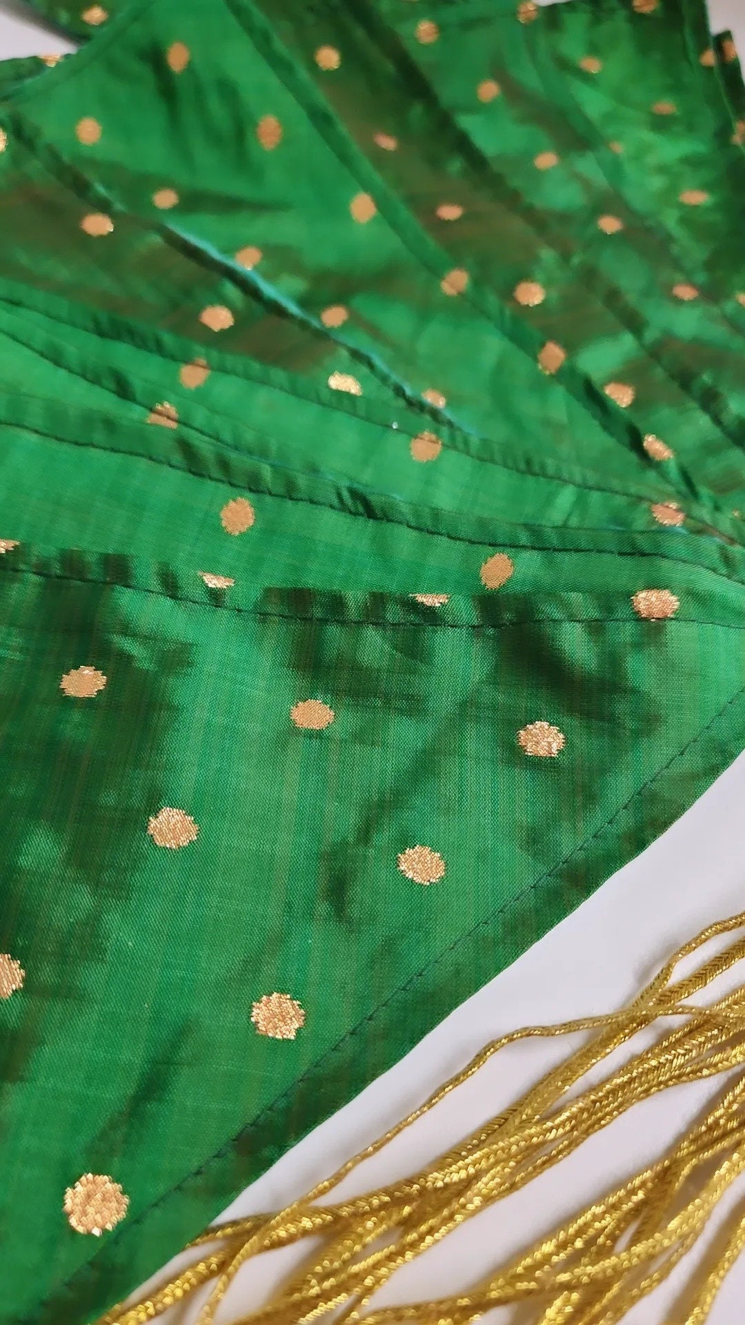 Afghan Henna Night Guest Henna Wraps Green and Gold Spotted - Etsy