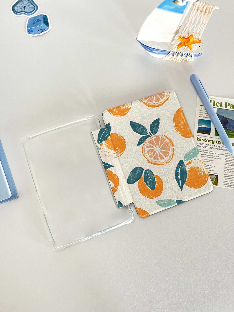 Orange Kindle Case Personalized Kindle Paperwhite 7" Cover, All New ...