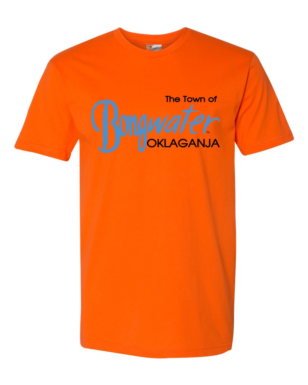 Weed Shirt BONGWATER Stillwater, Oklahoma Logo Parody Cannabis Soft OSU ...
