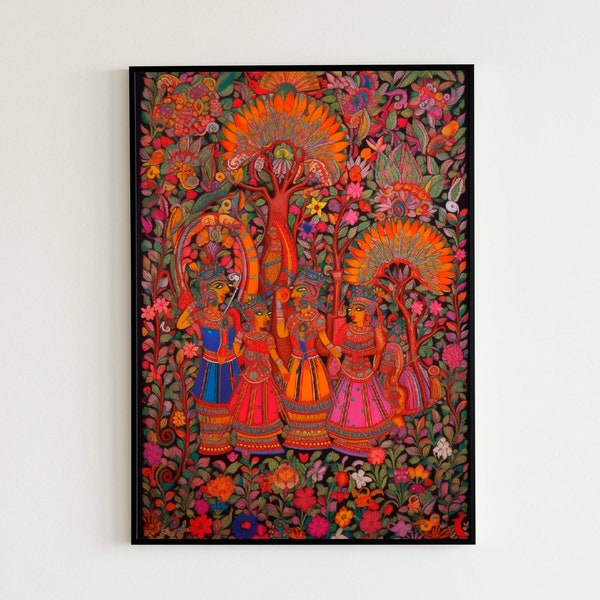 Mithila Painting - Etsy