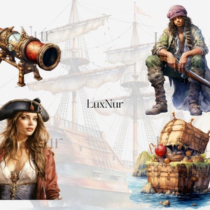 Watercolor Going Merry Clipart Printable Monkey D Luffy Png Mystical ...