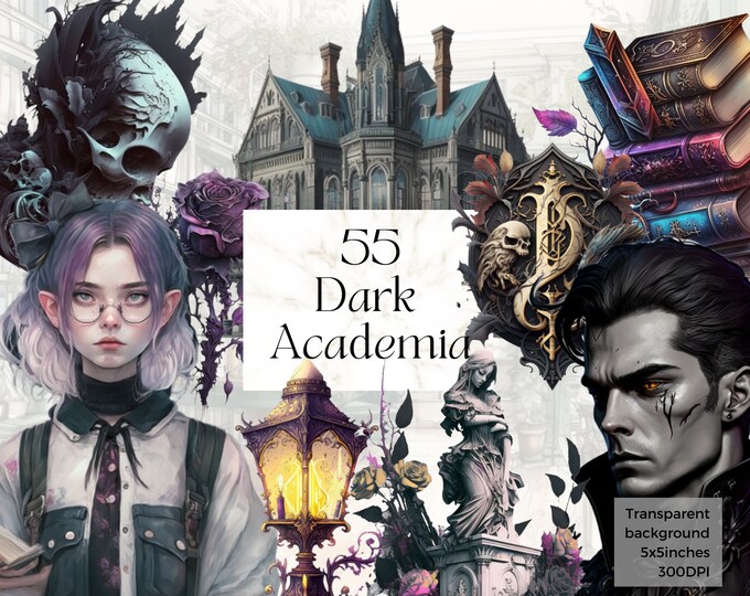 Watercolor Corpse Bride Wedding Clipart, Printable Horror Decorations ...