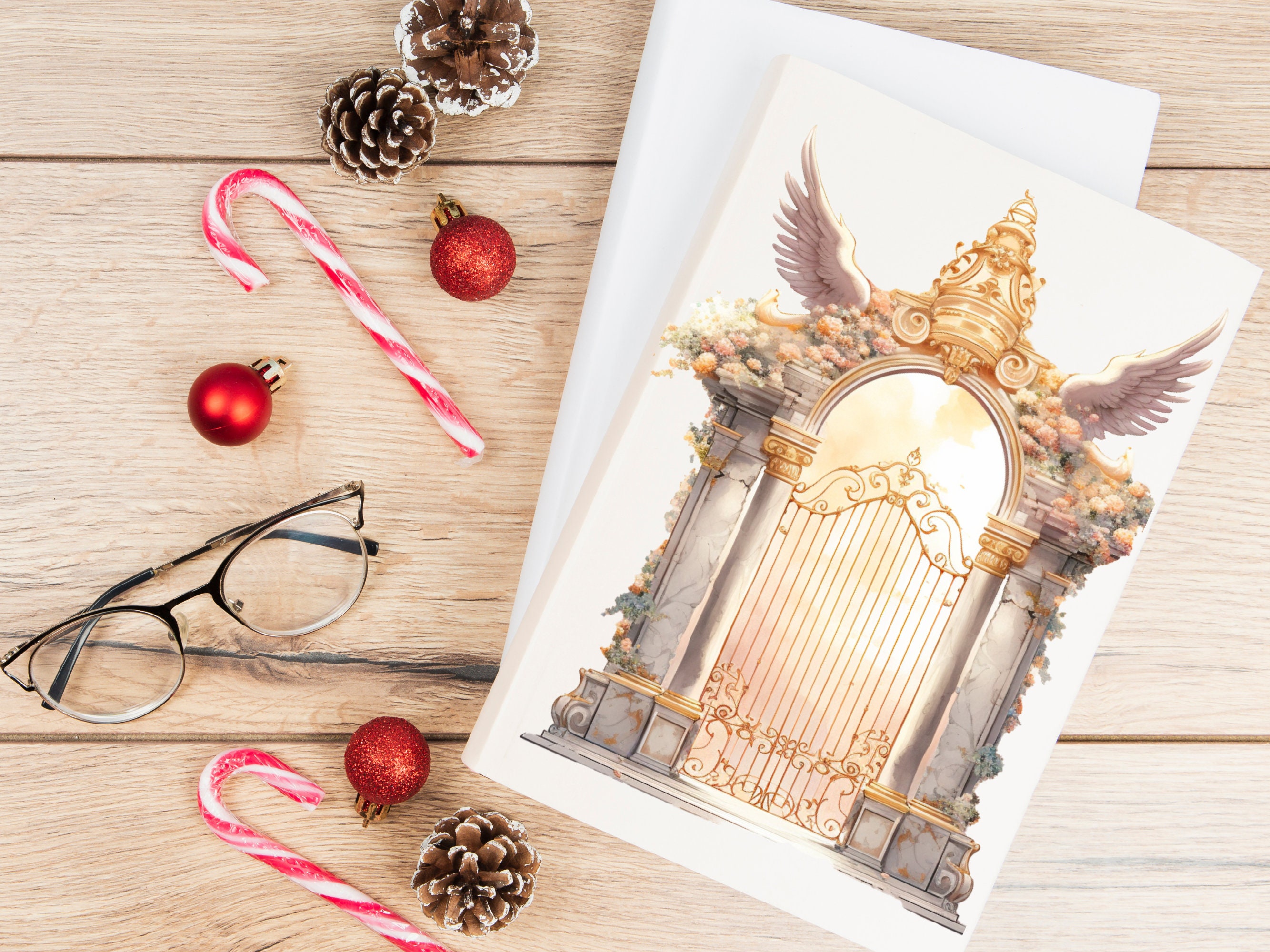 Watercolor Heaven Gates Clipart Png Printable Angel Clipart - Etsy UK