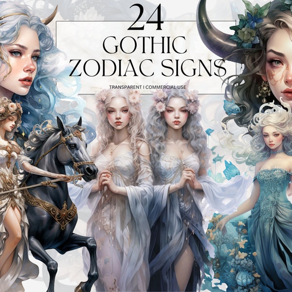 Zodiac Clip Art - Etsy