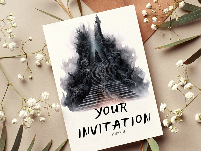 Watercolor Satanic Gates Clipart Printable Hell Gate Png - Etsy