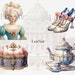 Watercolor Marie Antoinette Clipart, Printable Retro Vintage 17th ...