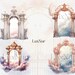 Watercolor Heaven Gates Clipart Png, Printable Angel Clipart, Heaven ...