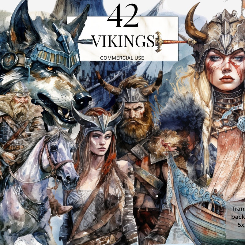 Viking Clipart - Etsy