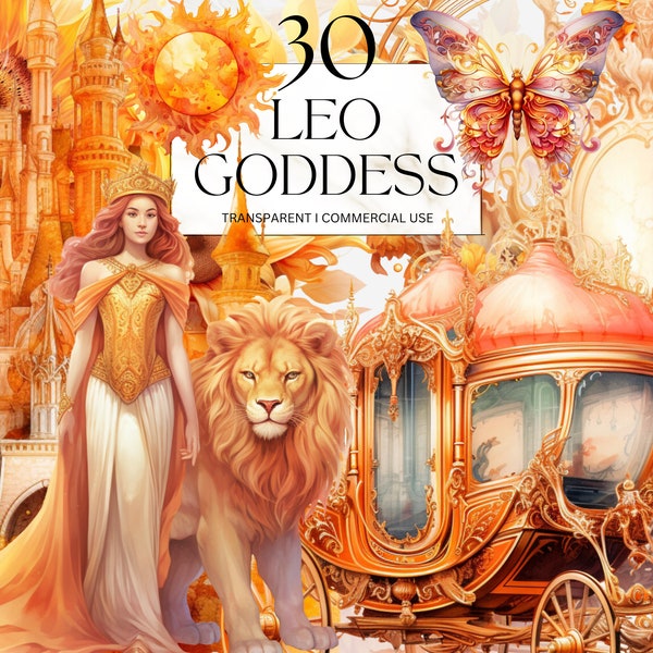 Princess Zodiac Clipart - Etsy