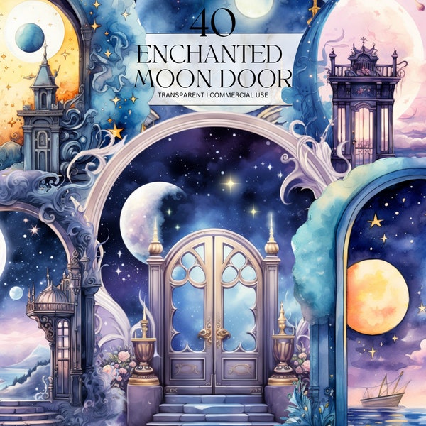 Moon Door - Etsy