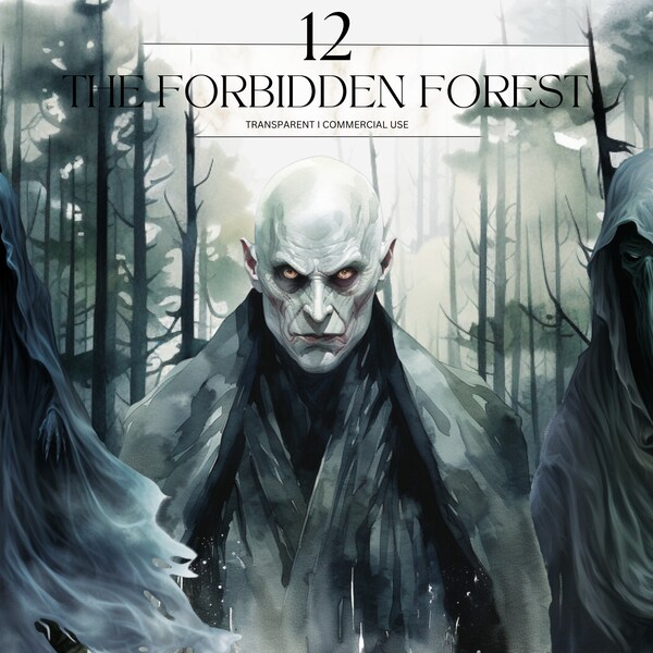 Forbidden Forest Art - Etsy