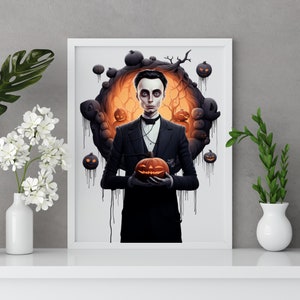 Watercolor Corpse Bride Wedding Clipart, Printable Horror Decorations ...