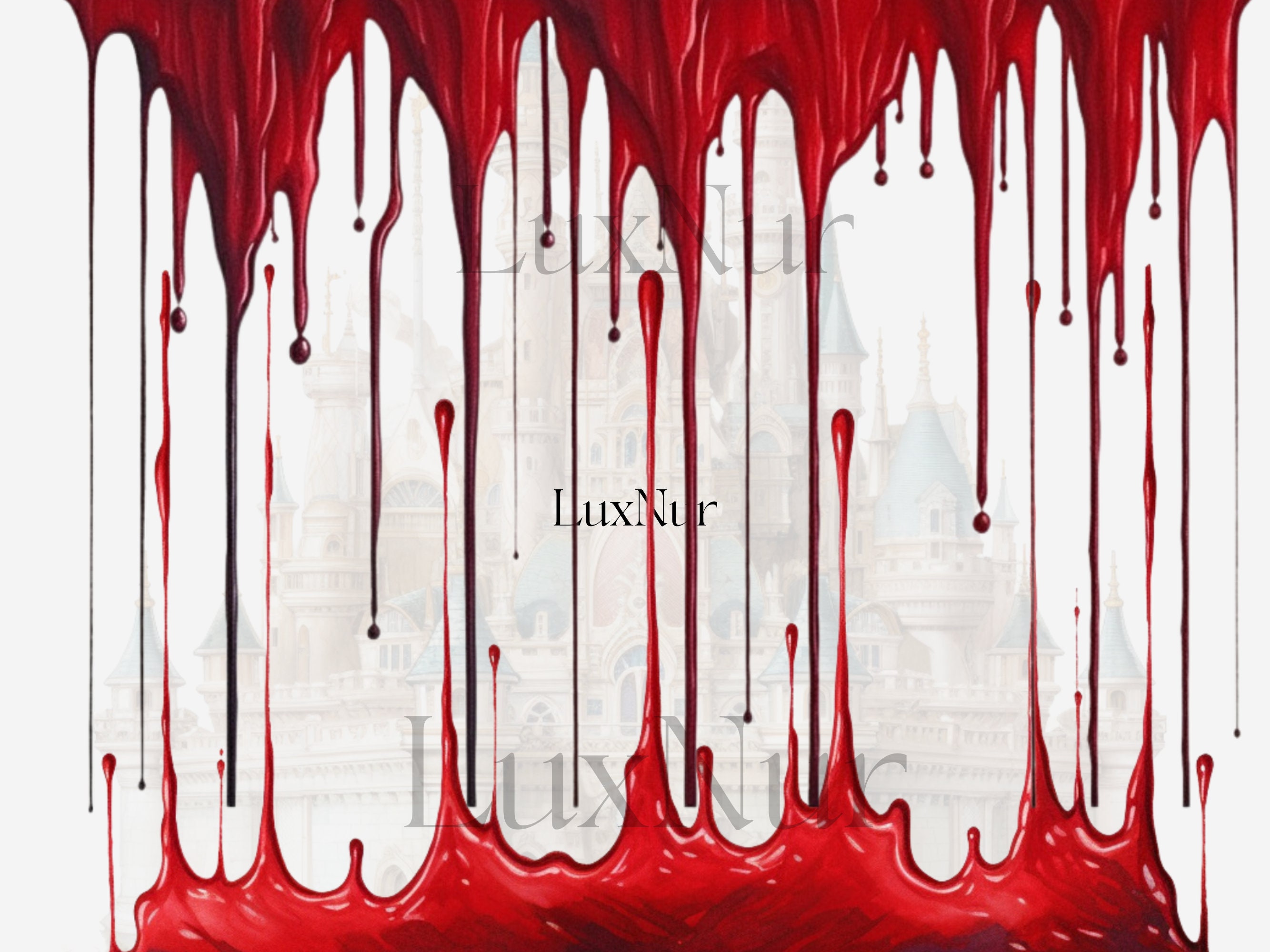 Blood Watercolor Drip Clipart Printable Paint Splash Png - Etsy