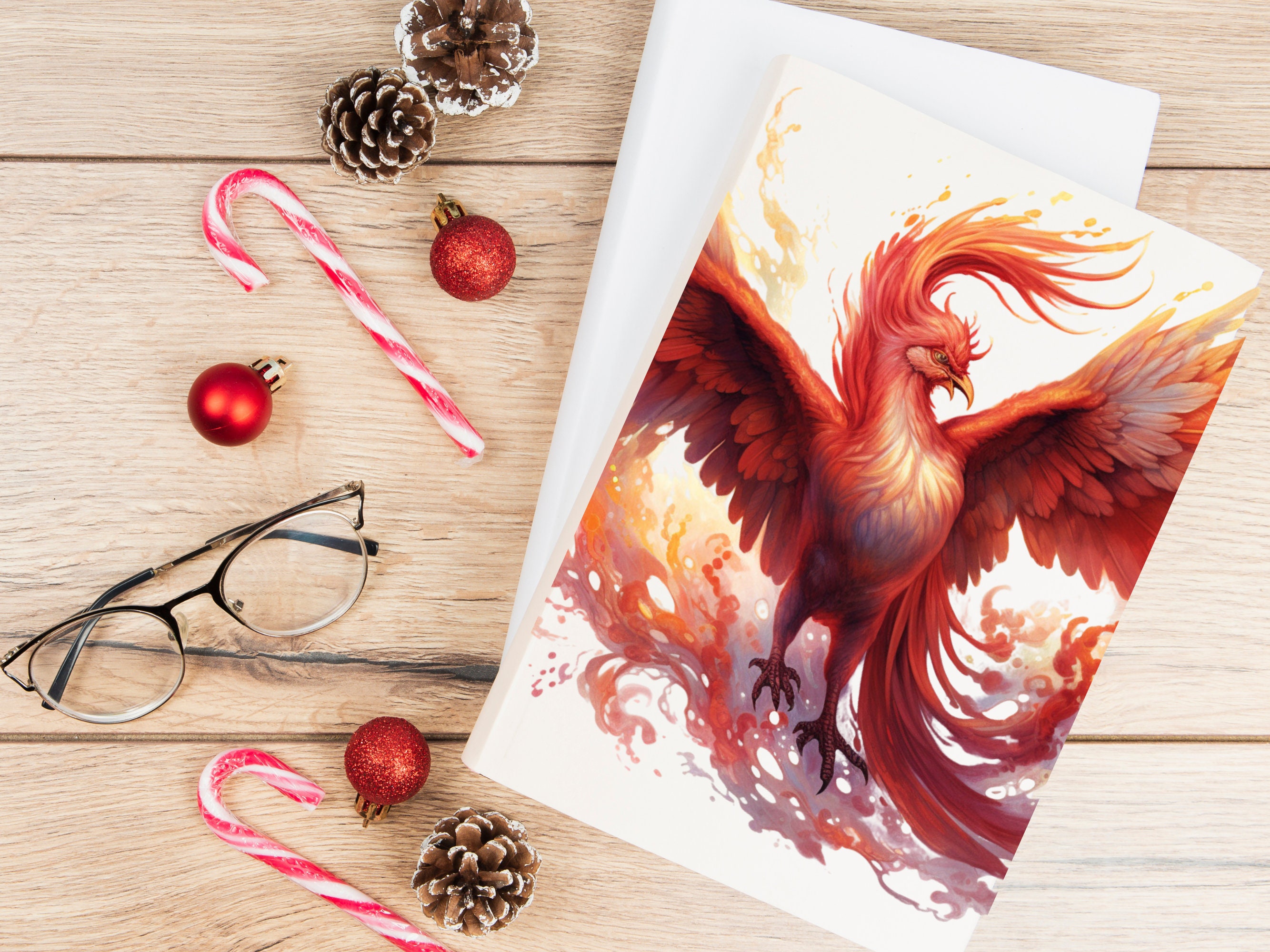 Watercolor Phoenix Clipart Printable Gold Red Blue Floral - Etsy UK