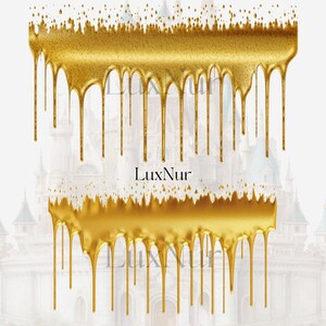 Gold Drip Clipart, Printable Gold Paint Splash Png, Gold Dripping ...