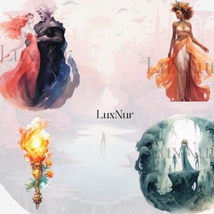 Greek Mythology Persephone Clipart Png, Printable Ancient Greek Goddess ...